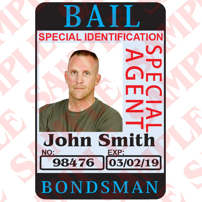 Bail Bondsman Special Agent - Custom ID Card - MaxArmory