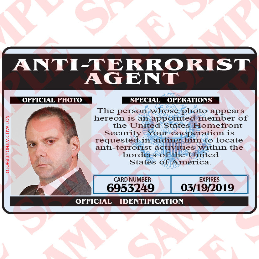 Anti-Terrorist Agent - Custom ID Card - MaxArmory