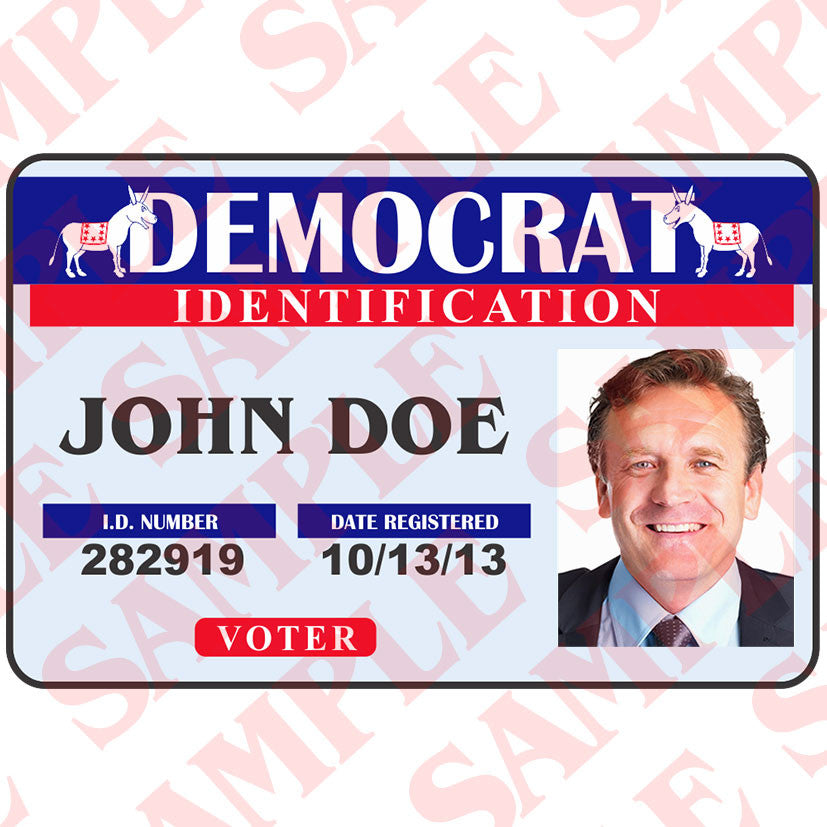 Democrat - Custom ID Card - MaxArmory
