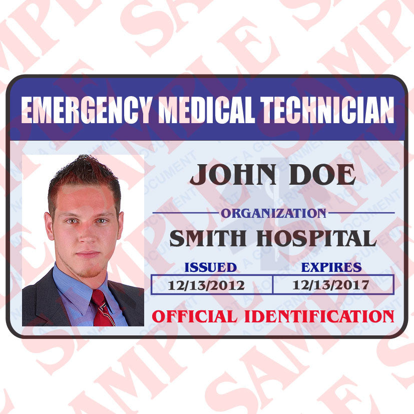 Emergency Medical Identification Card