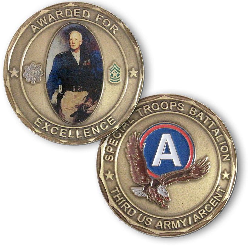 CLEARANCE ITEM - General George S Patton Award for Excellence Medallio ...